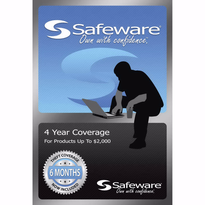 Blue card - 4 year repair plan for products up to $2000